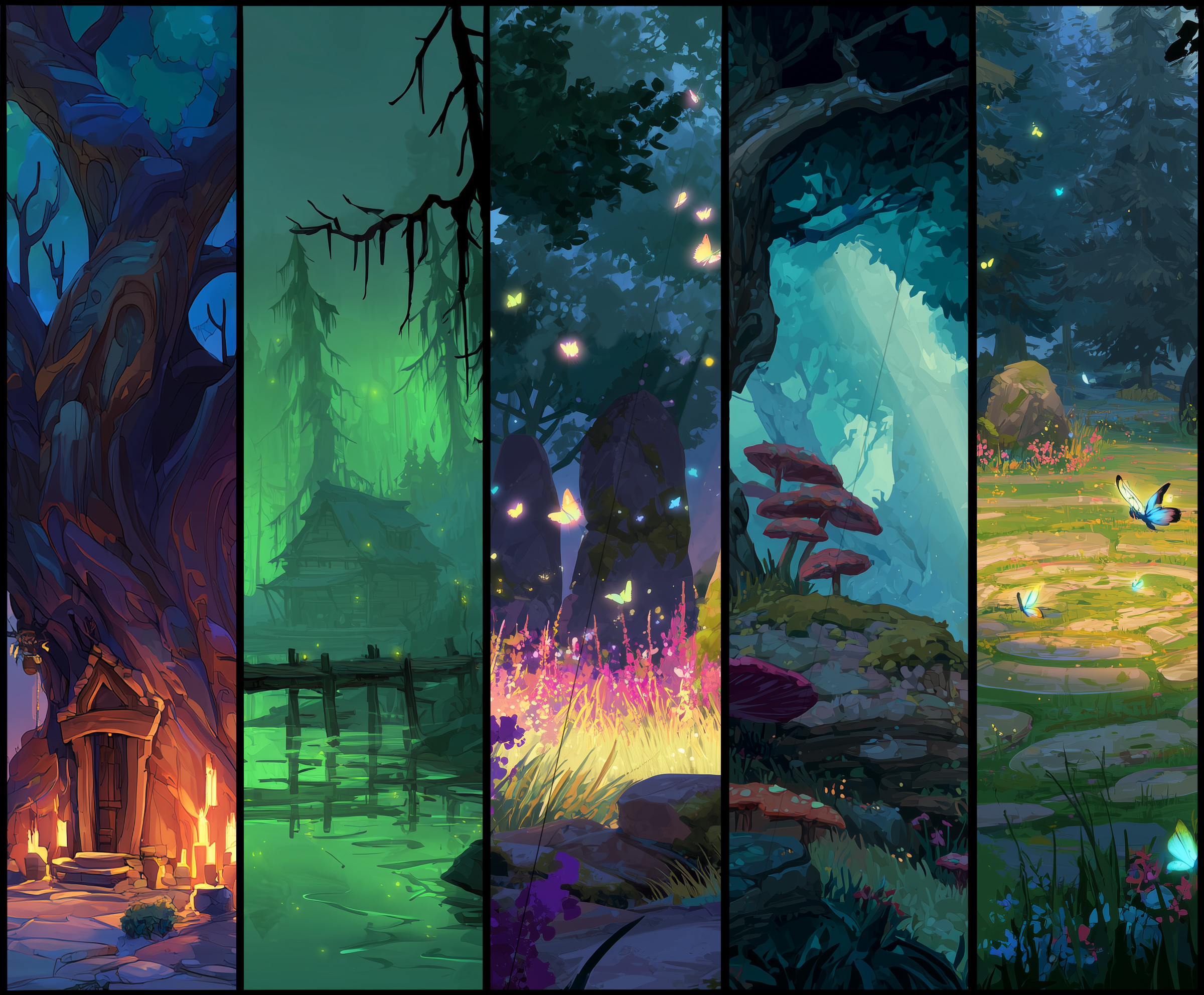 Mystical Slavic Landscapes – Enchanted 2D Backgrounds by MaestroRabbit
