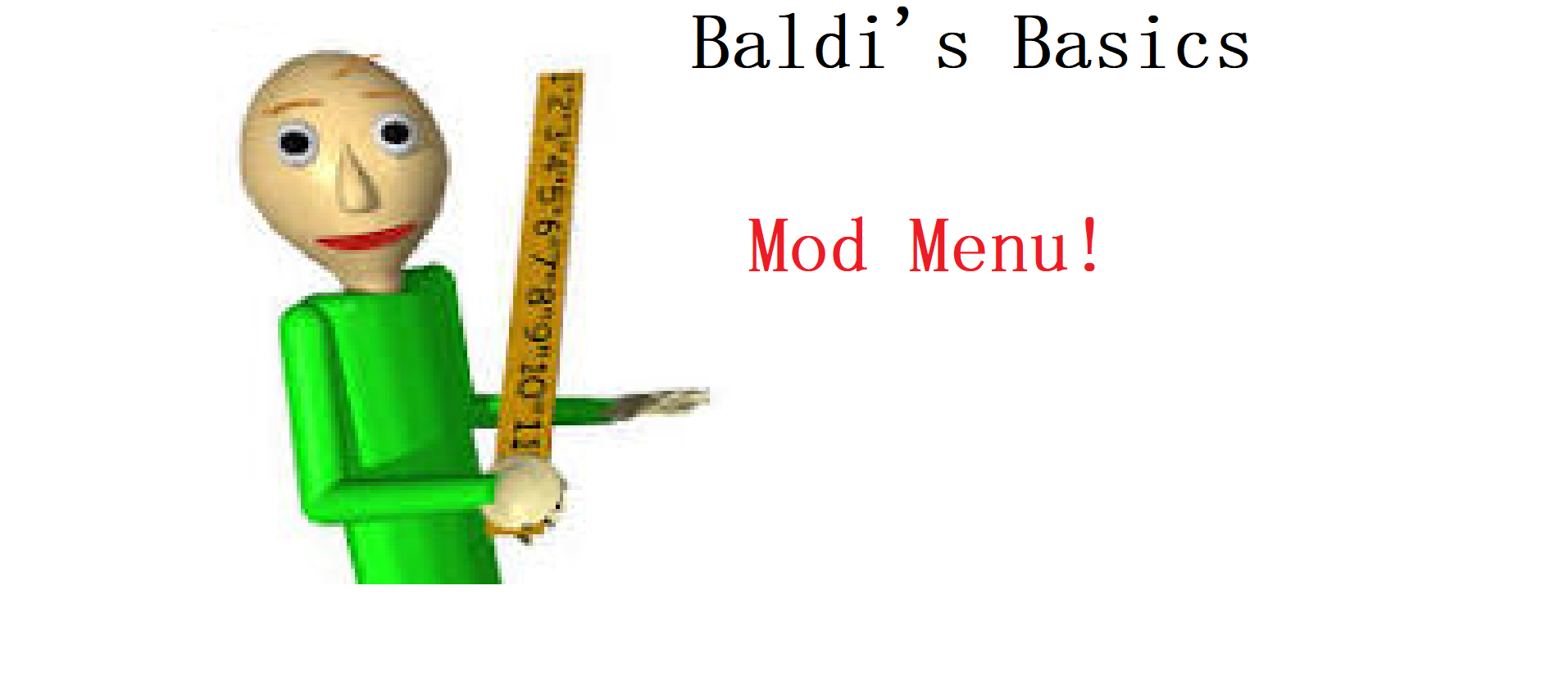 Baldi's Basics Birthday Bash Mod Menu by boxedbytr1zl