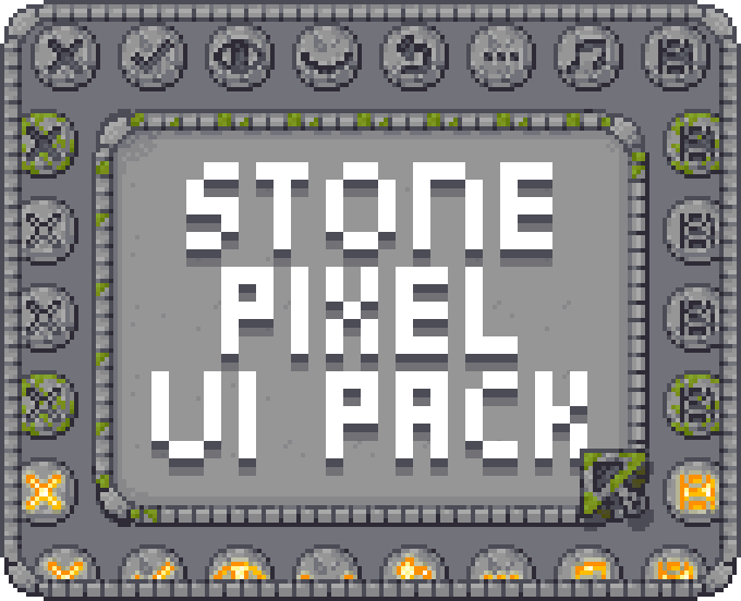 Stone Pixel UI Pack by Pluto
