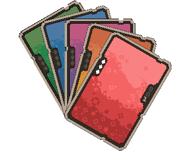 Pixel Art TCG Card Templates by ASTek Game Studio
