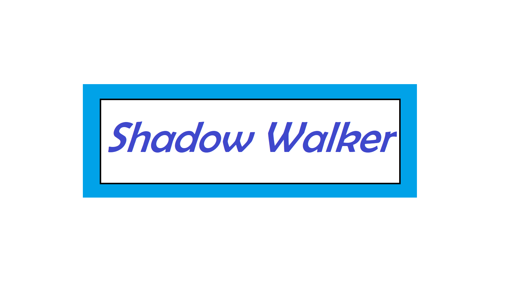 Shadow Walker By Solopixy