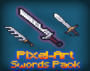Pixel-Art Swords Pack – 25 Game-Ready Blade by JatinBajaj0214