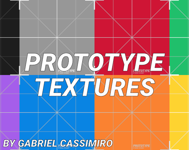 Unity Package available now - Prototype Textures by Gabriel Cassimiro
