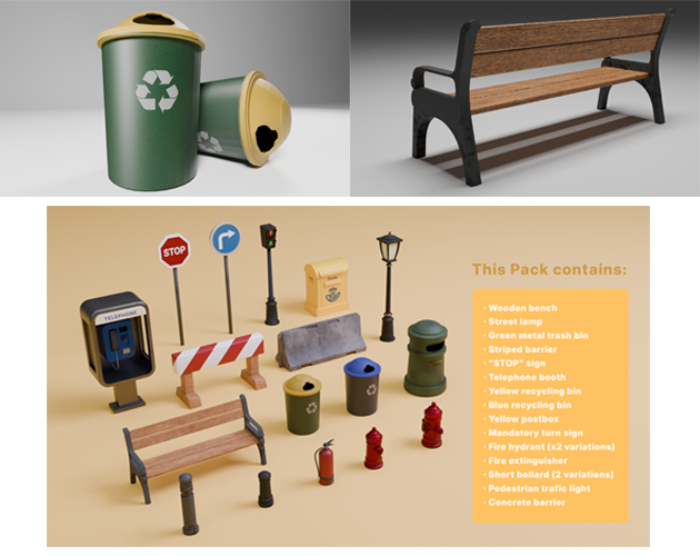 Free Urban Props by icarrerArt