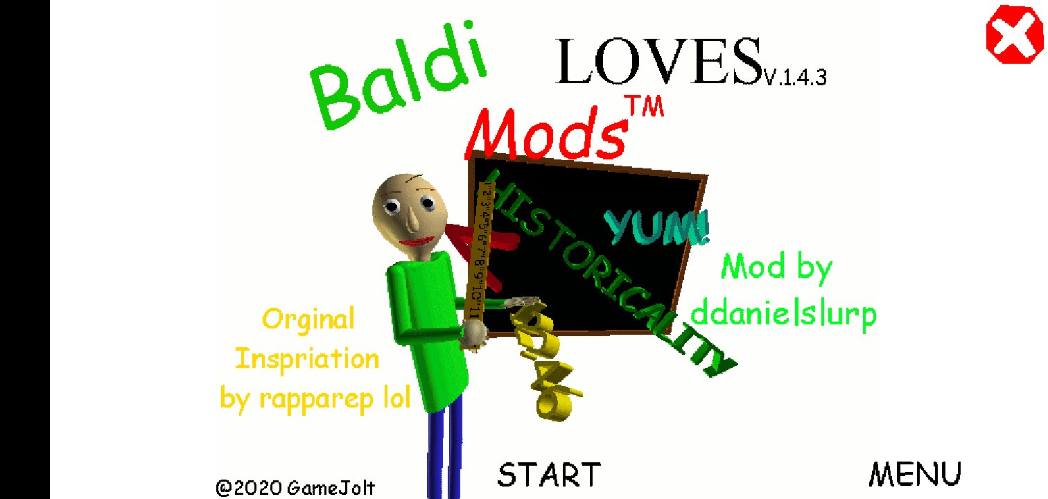 Baldi loves mod Android port by FELIPETV