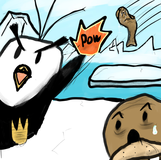 Penguin vs Walrus by Leonardo100