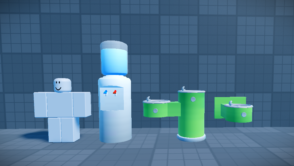 Free Low Poly Water Fountain Pack 1 by Carisoul