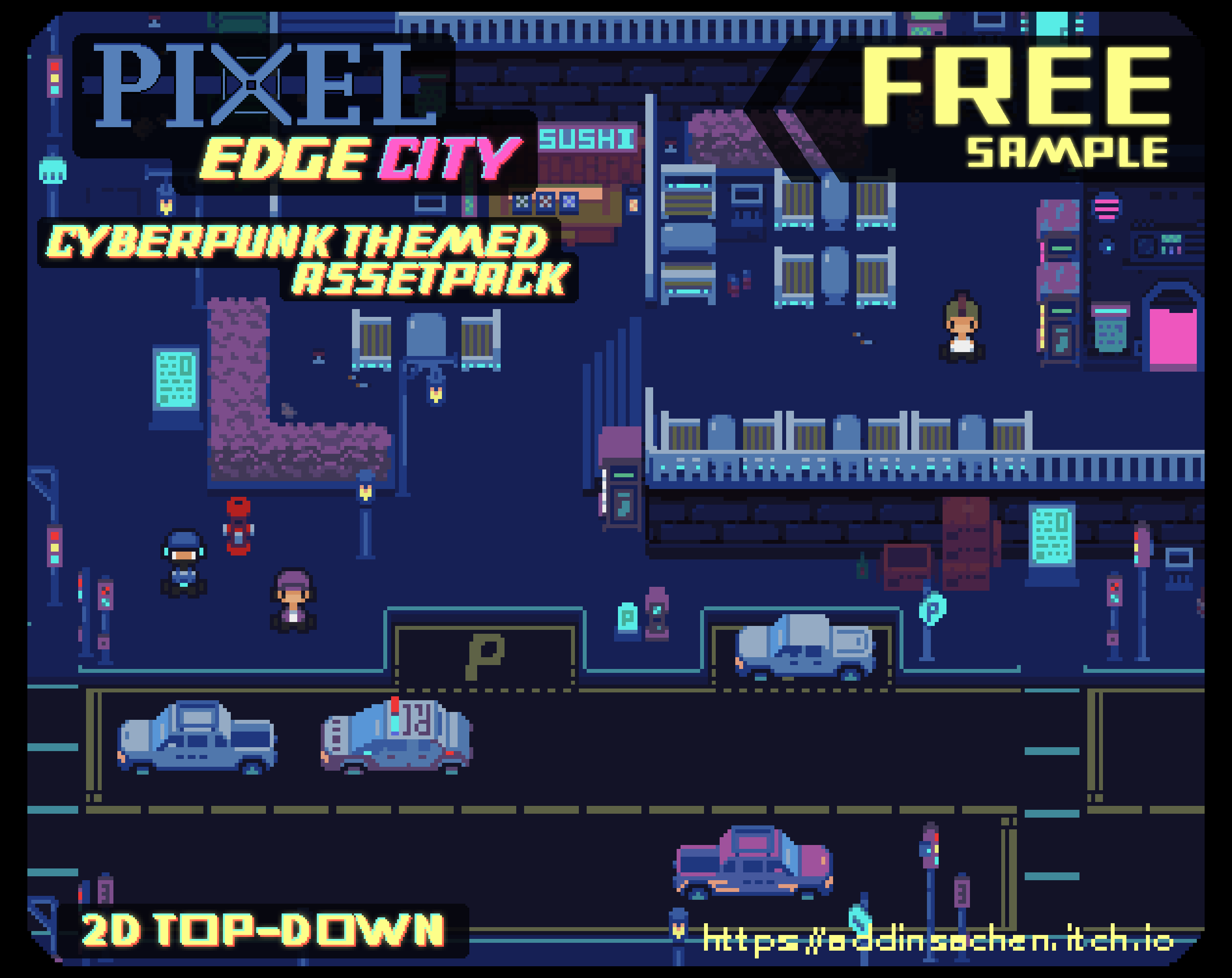 PixelEdge City [Free Sample] by AddinSachen