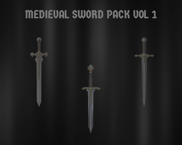 Medieval Sword Pack Vol 1 by BrandonWhitton