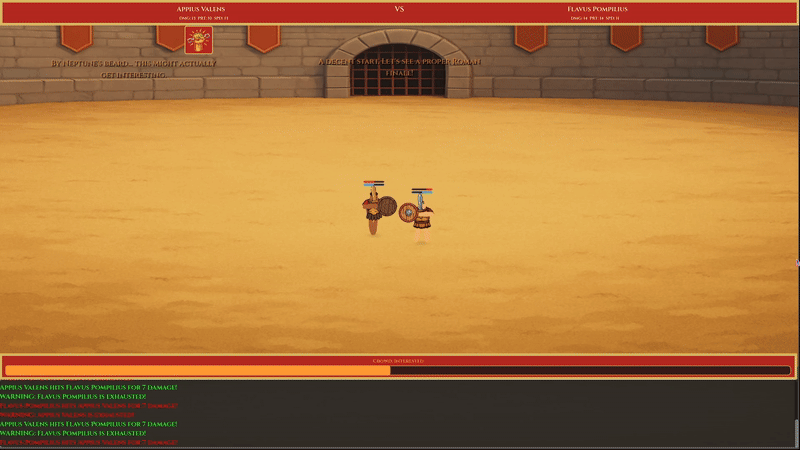 Gladiator Command – Free Browser Strategy Game Where Your Fighters Die Forever - Release ...