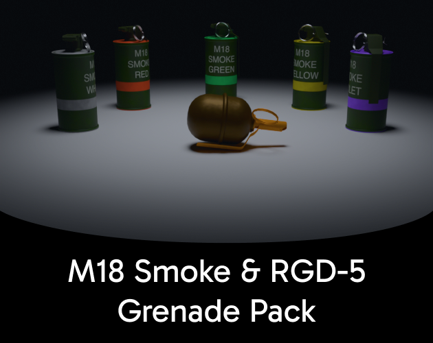 M18 Smoke & RGD-5 Grenades by CaterBoi