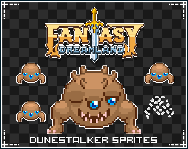 Dunestalker Enemy Sprite 4 Directions [Fantasy Dreamland] by ELV Games