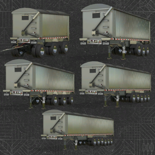 Lizard Superior End Dump Trailer Pack by KarlFarms