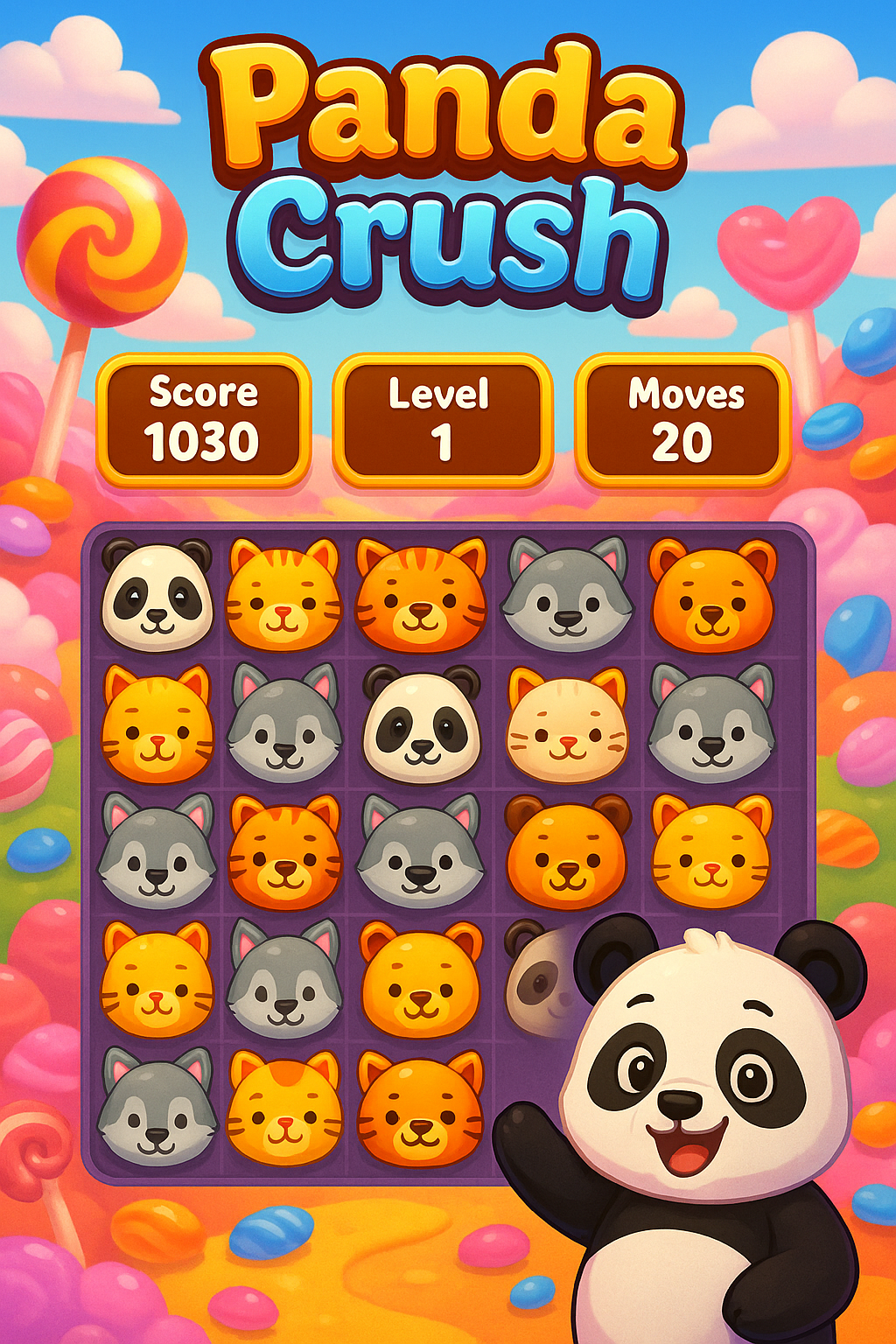 panda crush by kxm155