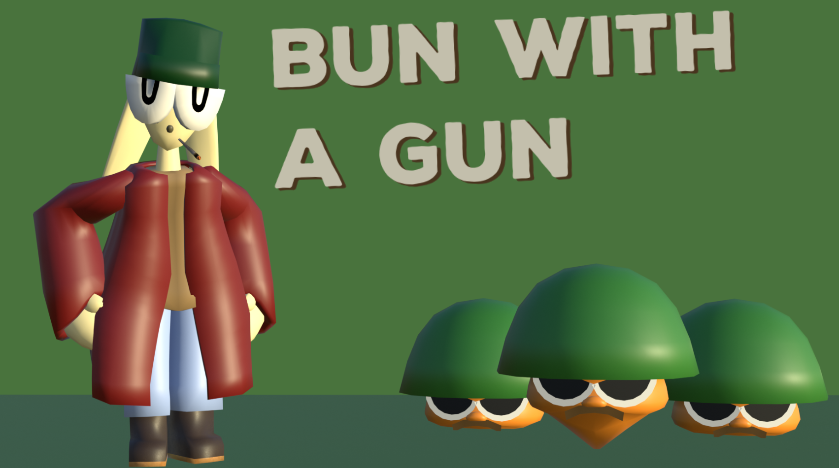 Bun With A Gun by mozzyno