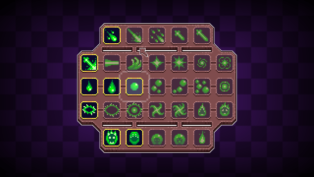 Poison Spell Icons 16x16 Pixelart by ELV Games
