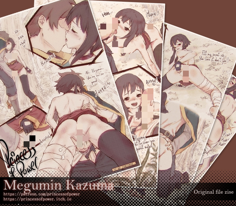 Complete Megumin and Kazuma (1-2-3-4) by PrincessOfPower