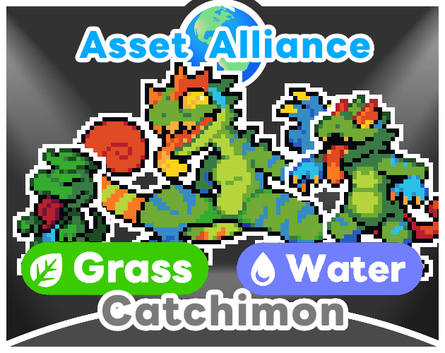 Added New Color Variants! - RPG asset fakemon pokemon pack (Asset ...