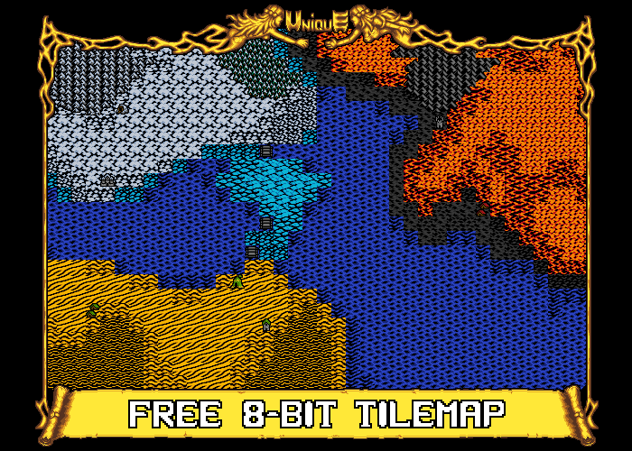 Unique Free 8-bit Tilemap [16x16] by Marvyra