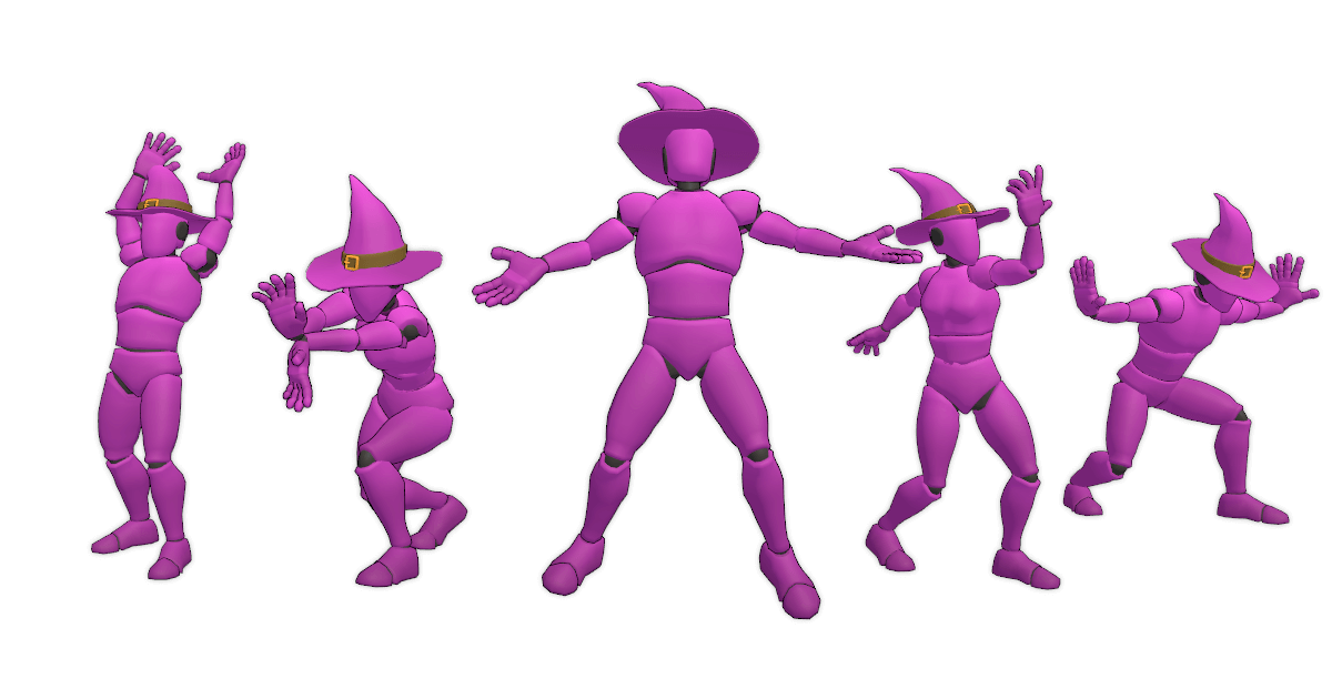 Human Spellcasting Animations by Kevin Iglesias
