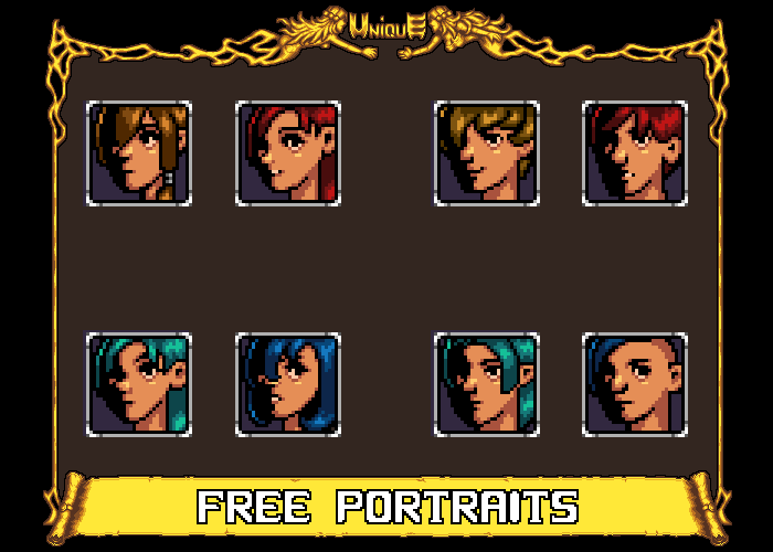 Unique Free Portraits [32x32] by Marvyra