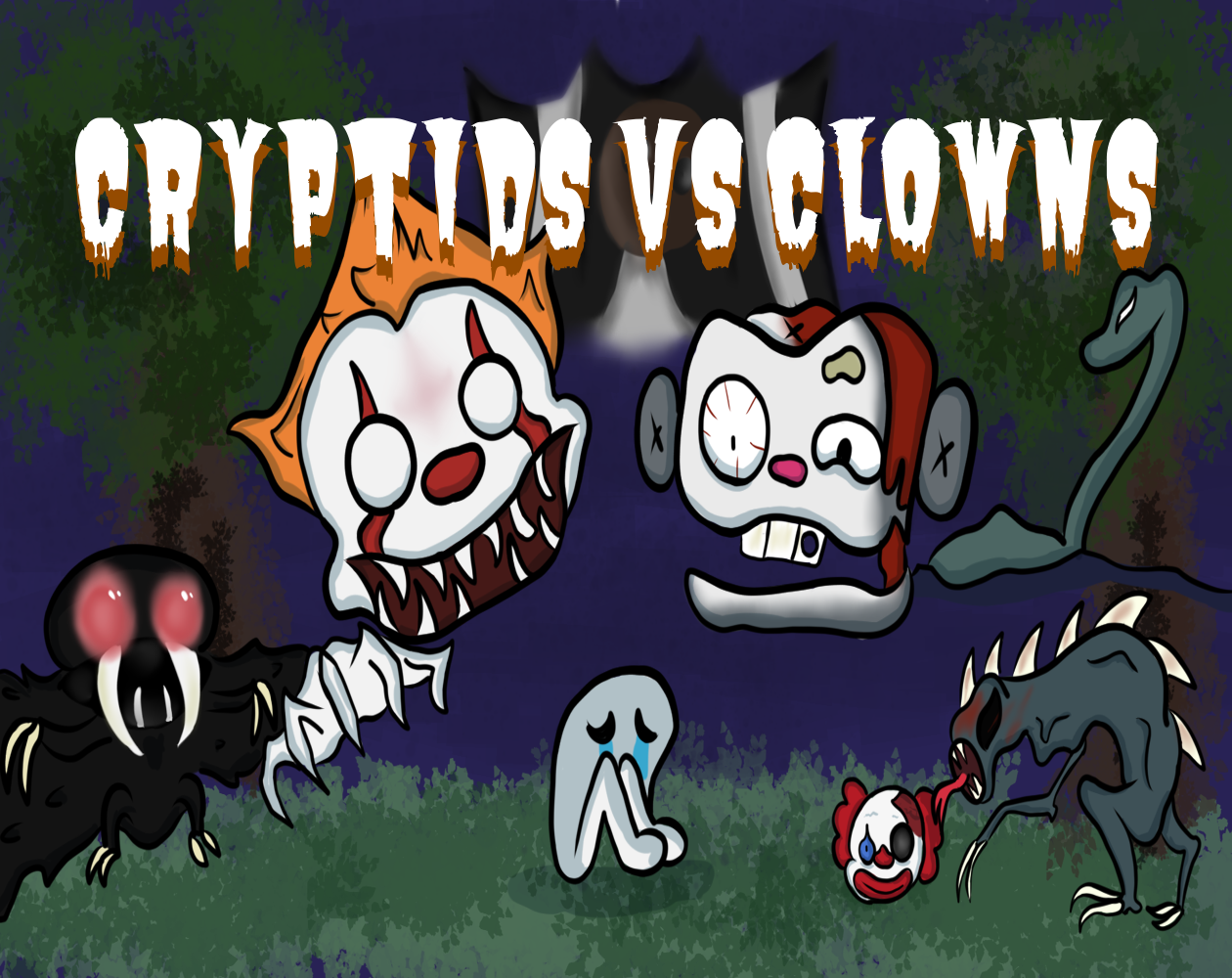 Cryptids Vs Clowns by Kiro Aoki
