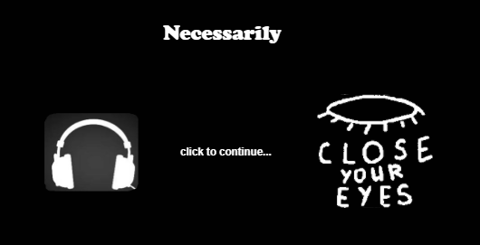 Play with your eyes closed - itch.io