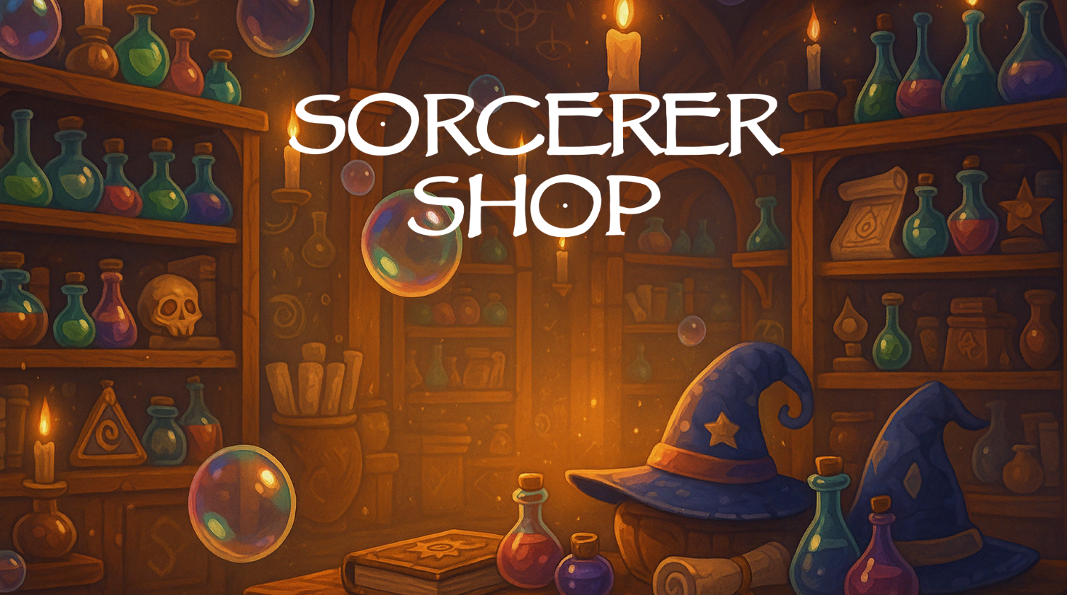 Sorcerer Shop by BAM_dev for Cause Jam 35: Make Games, Kids Win. ($1000 Prizes) - itch.io
