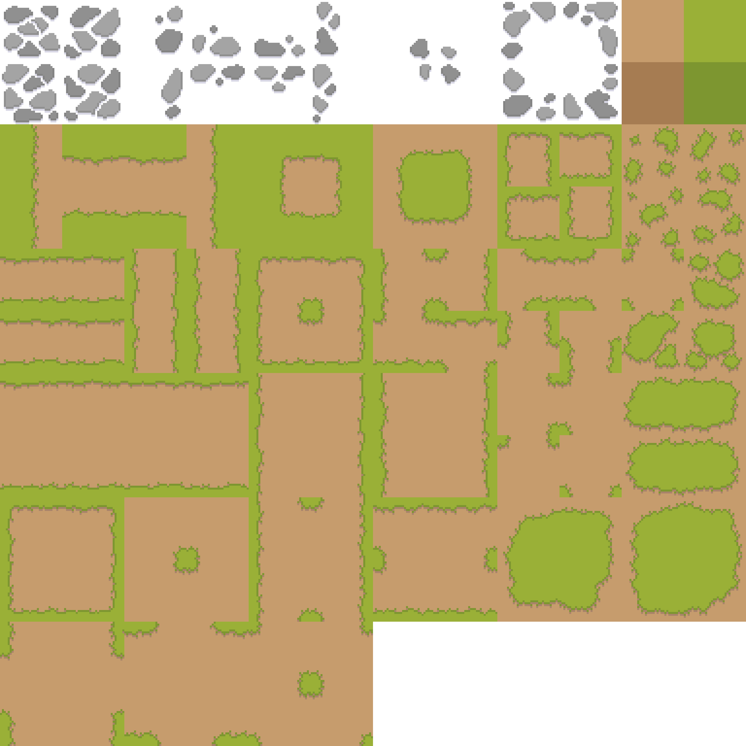 Free Top-Down RPG 32x32 Tile Set by Mixel