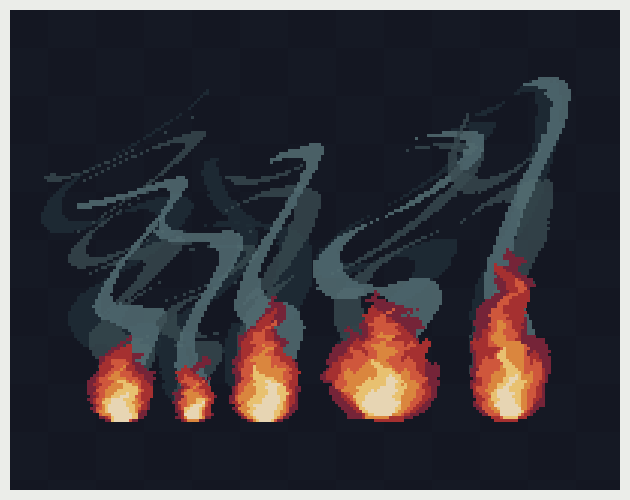 Pixel Fire Asset Pack 3 by Devkidd