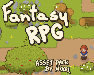 Free Top-Down RPG 32x32 Tile Set by Mixel