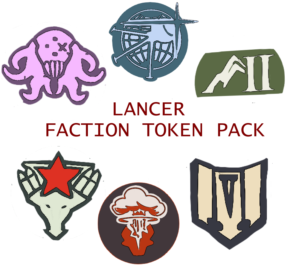 Pishly Lancer Faction Tokens by Pishly