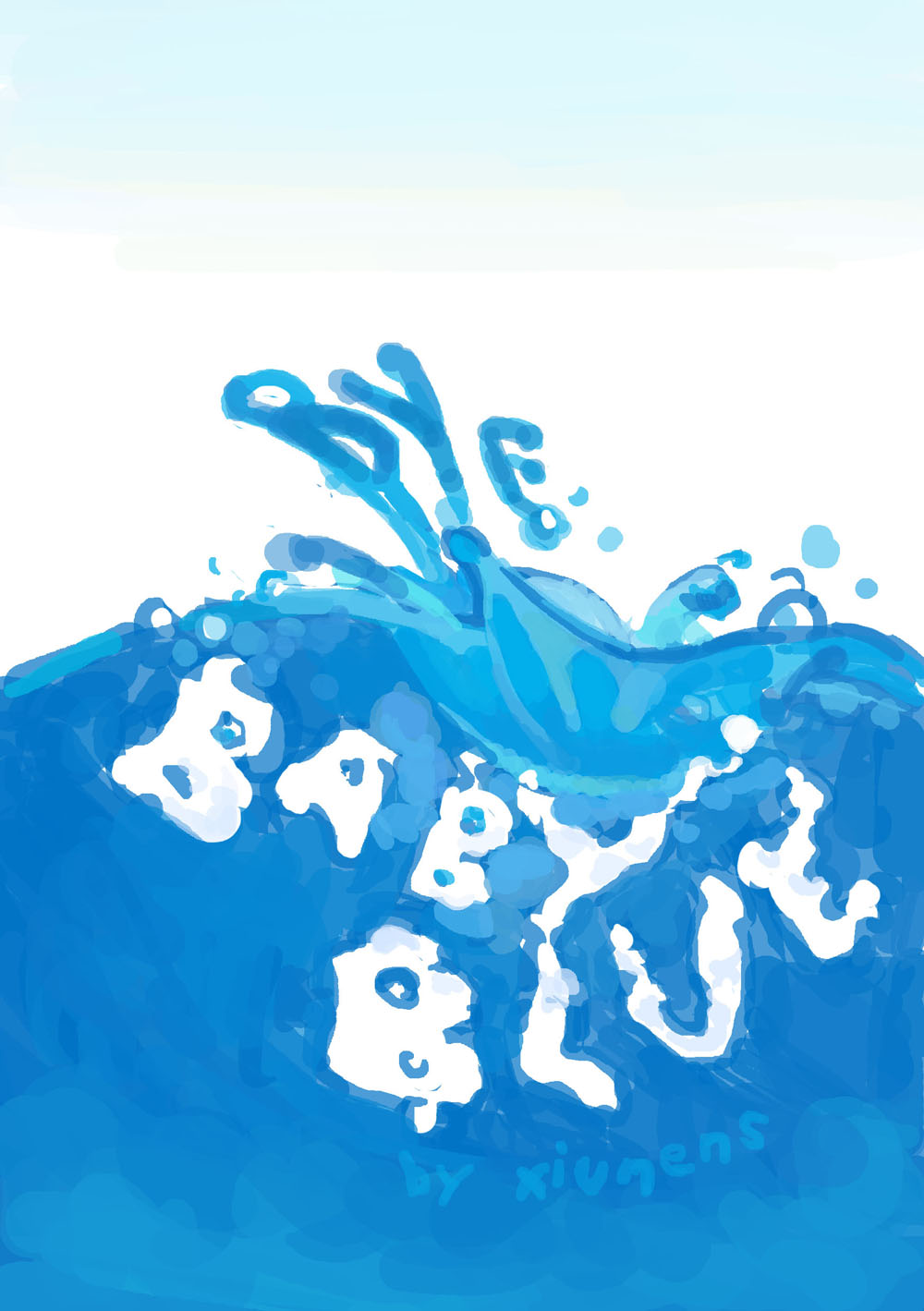 Bye Baby Blue by xiunens