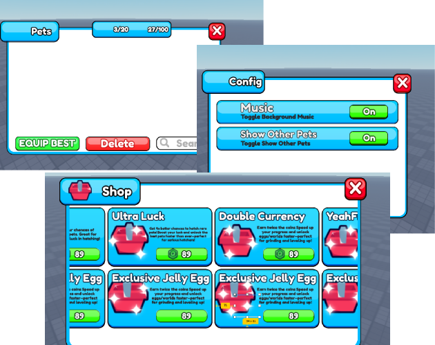 Roblox Cartoony Ui Pack by ployh