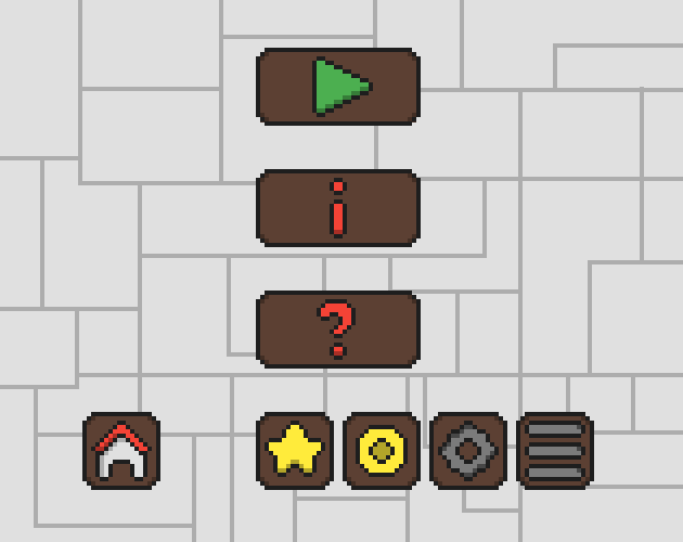 Pixel Art Universal Basic UI by Vespera Canvas