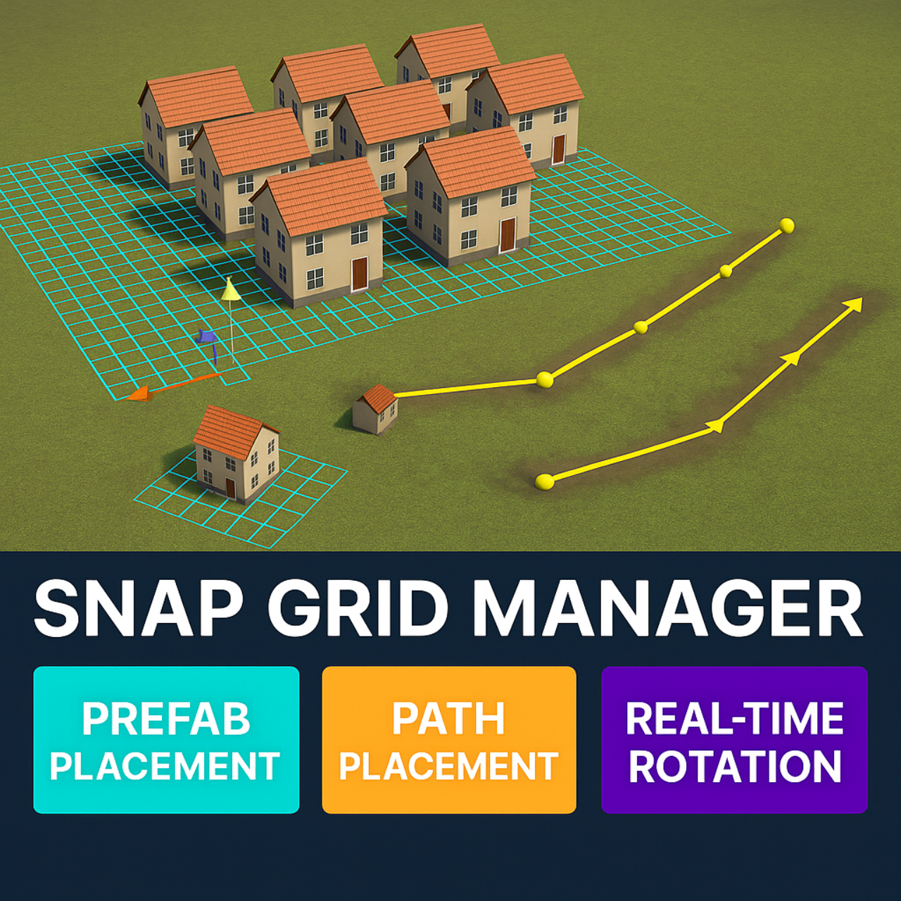 SmartPrefabPlacer – Terrain-Aware Grid Placement Tool for Unity - itch.io