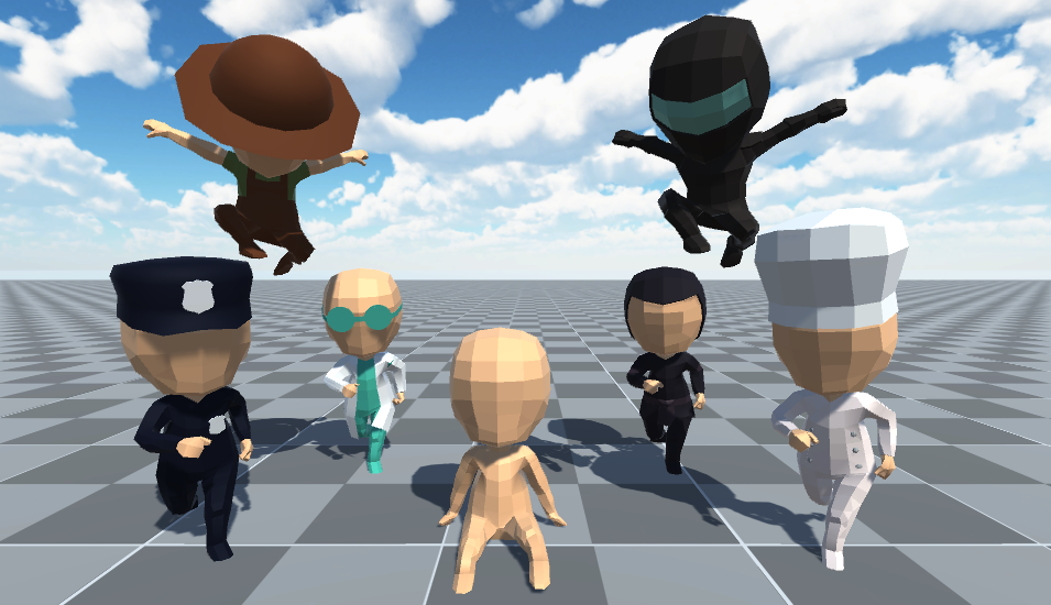 Character Bundle — Fully Rigged 3D Characters by Devkore