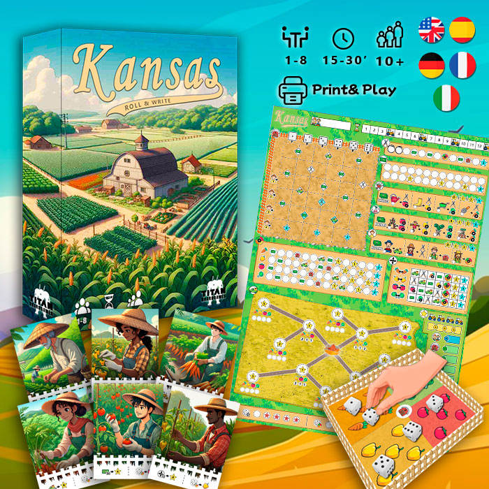 Kansas: Roll & Write by Titan Boardgames