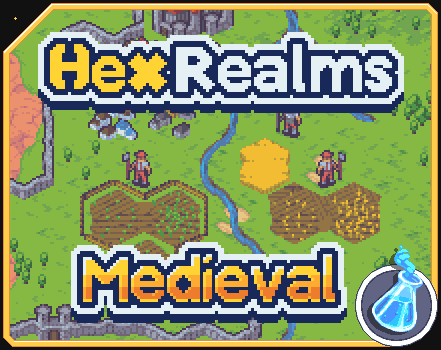 Hexagon Realms: Medieval Tileset by WidseyLabs