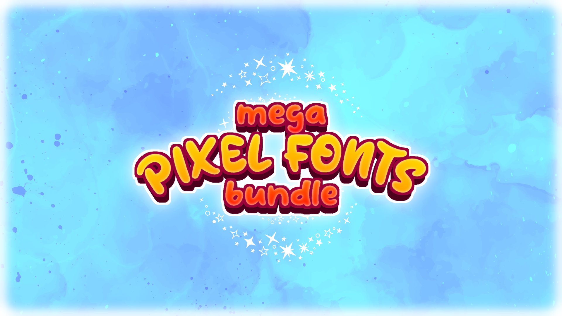 Mega Pixel Fonts Bundle by ELV Games