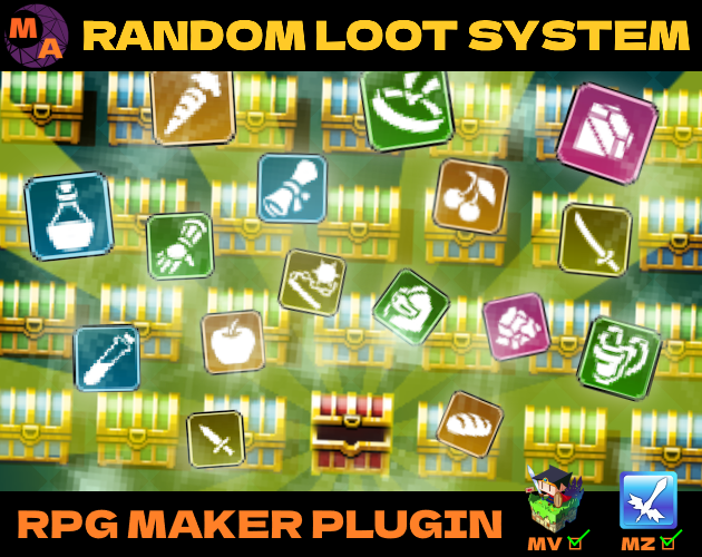 Devlog - Random Loot System - RPG Maker MV/MZ Plugin by MythAtelier, Mony