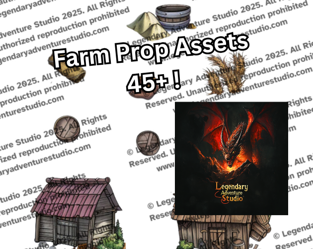 Farm Props Bundle by Legendary Adventure Studio