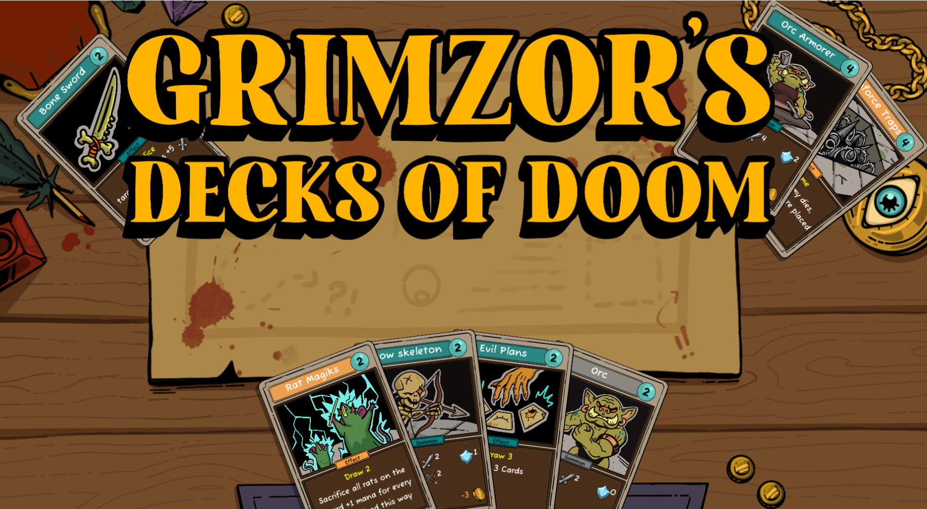 Grimzor's Decks of Doom by OmenSoft, Rambelles
