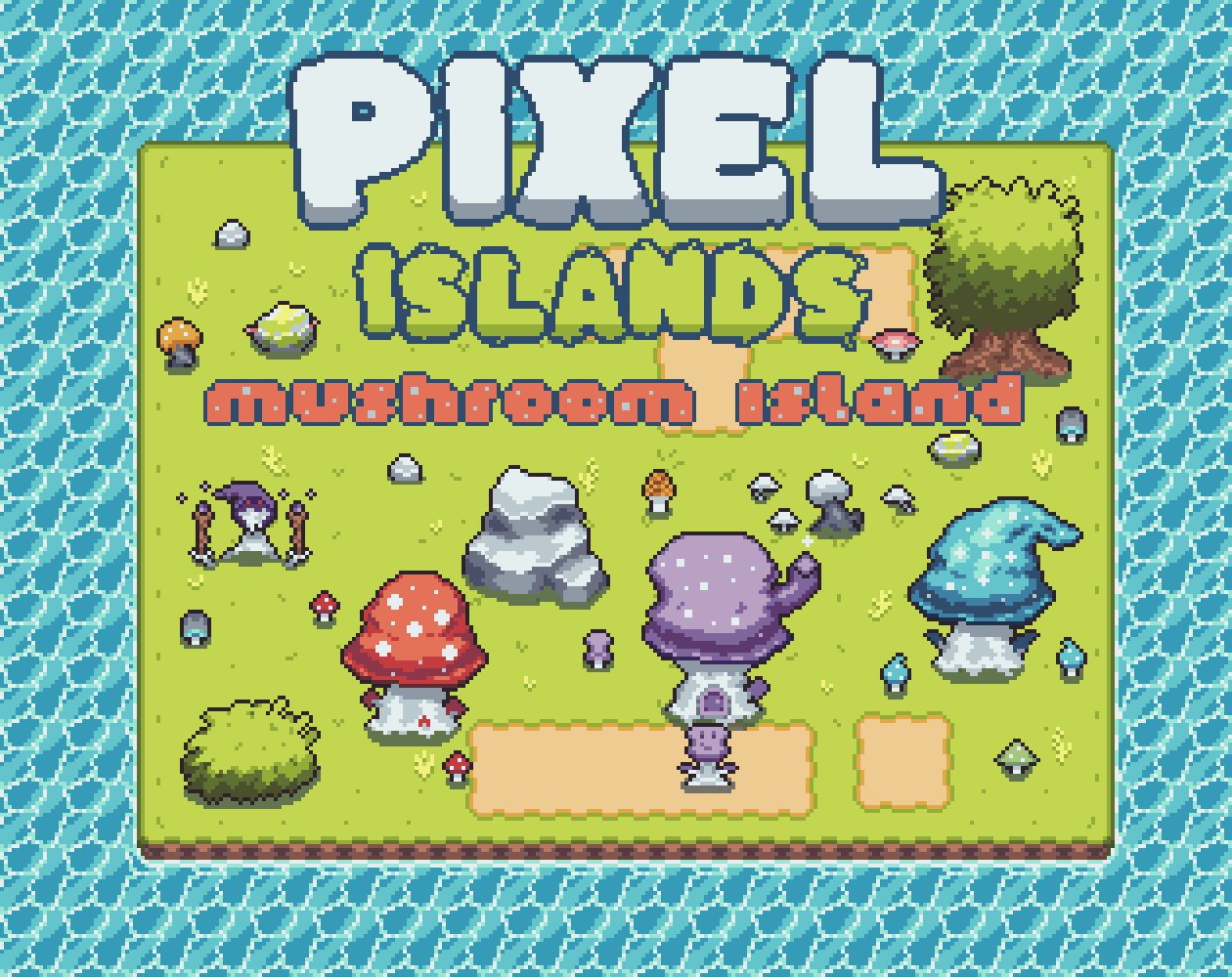 Pixel Islands - Mushroom Island Pack by dardasaba