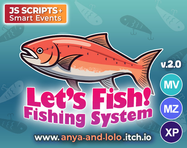 Fishing System + Assets 🌱 RPG Maker MZ MV XP by 💃 Anya & Lolo 🦜