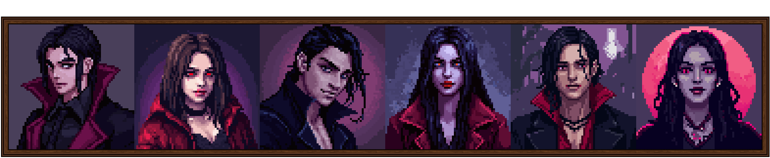 64x64 Epic Vampire Character Pack by XPirateKingX