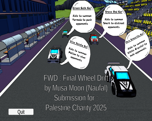 FWD : Final Wheel Drift by Musa Moonthousand, Dhelangan Studio