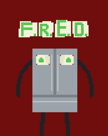 Fred the Very Fat Fridge by TheLockeNessTaco
