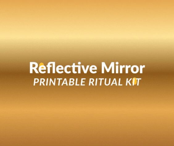 Reflective Mirror · Printable Ritual Kit by Nicole’s Ritual Universe