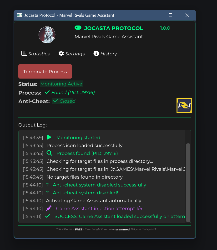 Jocasta Protocol・Marvel Rivals Game Assistant by Starliedge